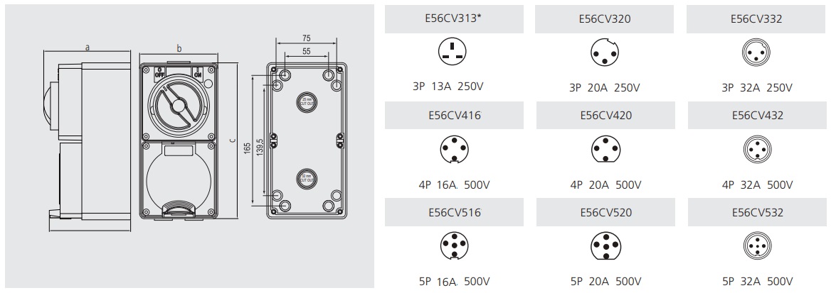 ELICA IP65 WEATHER PROOF SWITCH SOCKET – AIE Industrial Supplies Sdn Bhd