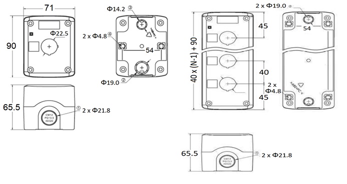 AM, IP65 PUSH BUTTON BOX – AIE Industrial Supplies Sdn Bhd